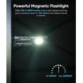 ZF8313 Rechargeable Flashlight, Magnetic EDC Flashlight Rechargeable ...
