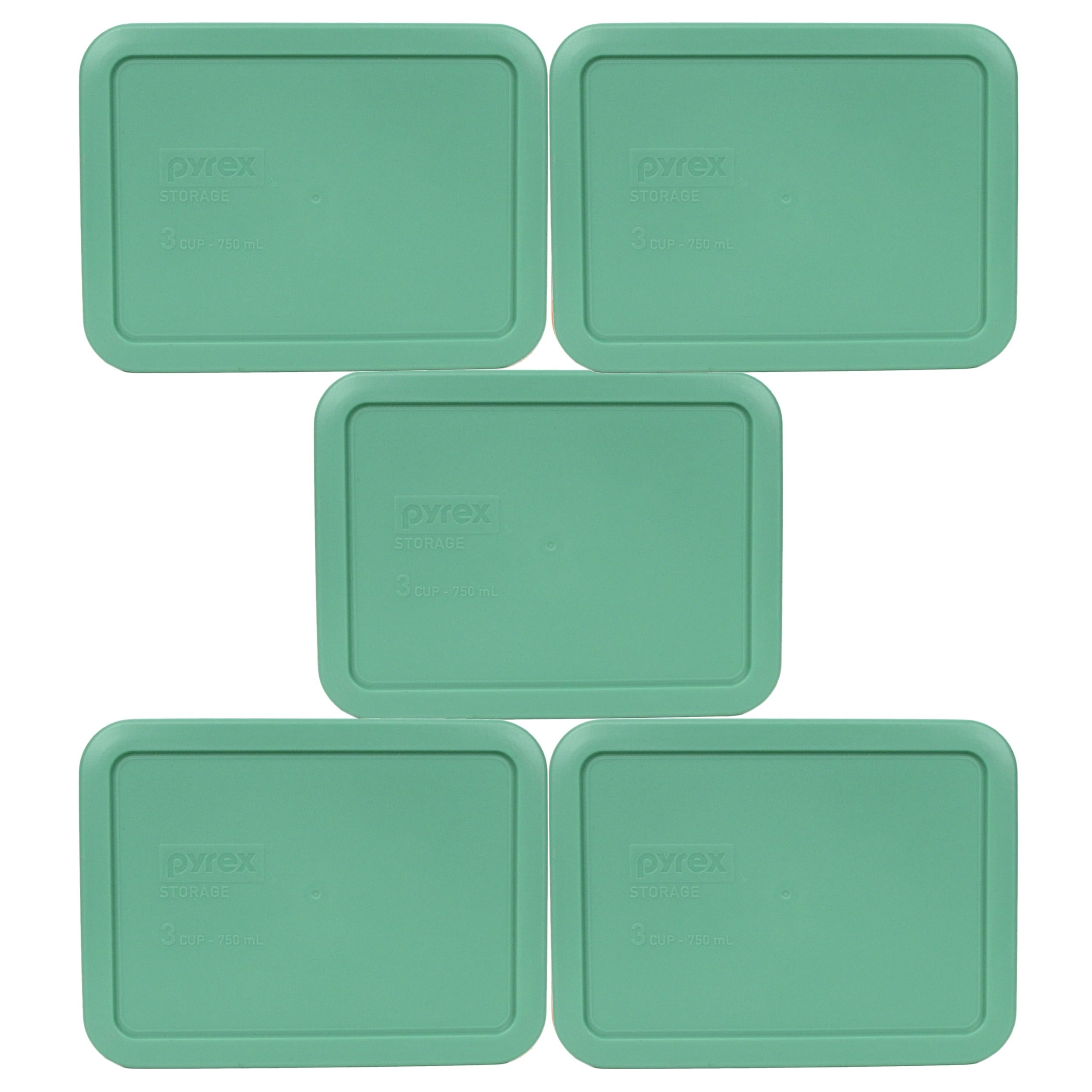 Pyrex 7210-PC Light Green Rectangle Plastic Food Storage Replacement ...