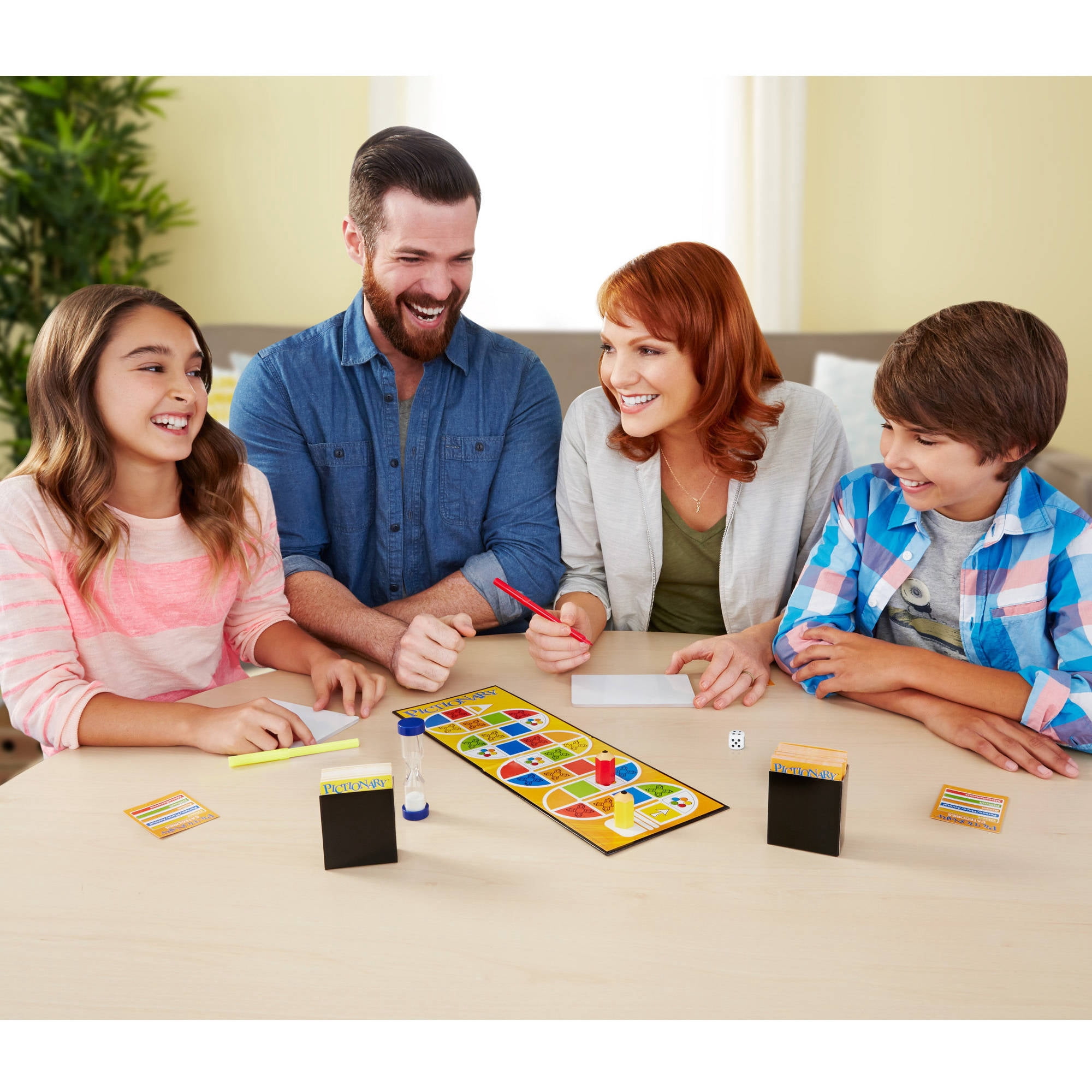 Kids Playing Pictionary