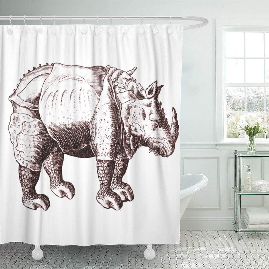 CYNLON Albrecht Rhino Renaissance Drawing of Rhinoceros Durer Fantastic ...