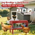 Automatic Chicken Waterer with Float Valve,Stainless Steel Automatic ...