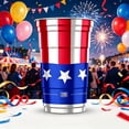 250th Anniversary Aluminum Cups 20PCS, Reusable Patriotic Drinkware ...
