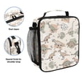 ALAZA Geometric Dinosaur Cartoon Lunch Box Insulated Cooler Lunch Bag ...