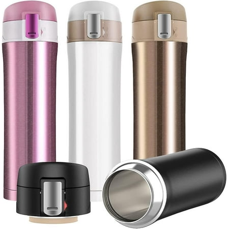 Double Walled Vacuum Flask Thermo, 450ml Stainless Steel Insulated ...