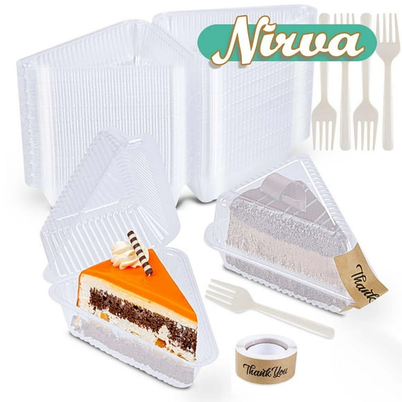 Individual Pie Slice Containers
