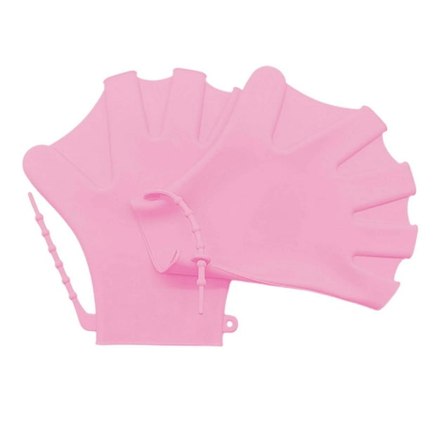 Webbed Swimming Gloves Swim Gloves Silicone with Wrist Strap Diving ...