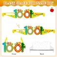 WaaHome 100th Days Of School Glasses 100 Days Paper Glasses for Kids ...