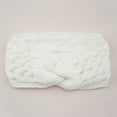 One-Piece Fleece-Lined Headband With Cross Braid Pattern | Ear ...