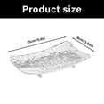 2Pieces Soap Storage Tray Water Resistant Soaps with Drainage Design ...