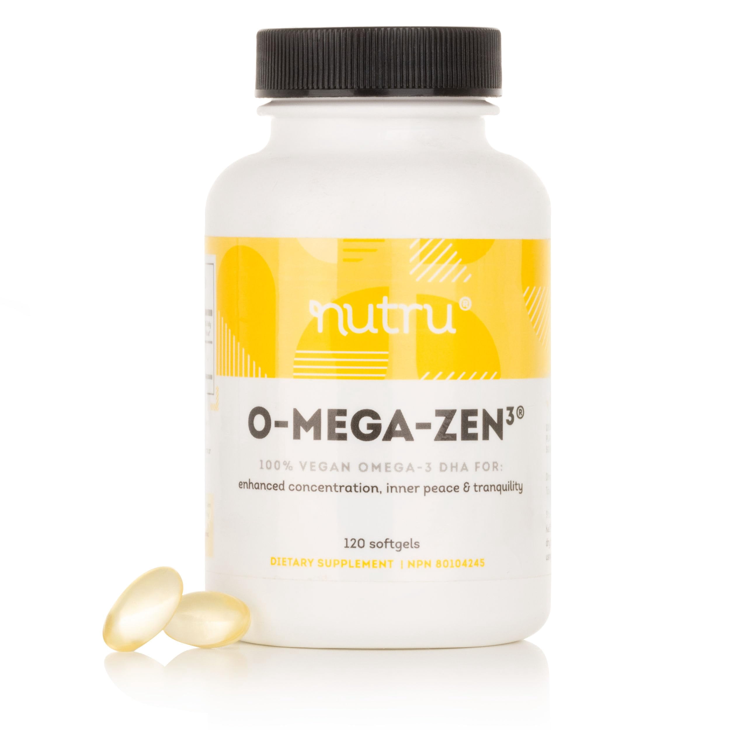 Suplemento Nutru O-Mega-Zen3 Vegan Omega 3 DHA 400 mg 120 cápsulas ...