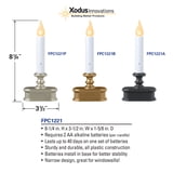Xodus Innovations FPC1221P-R6 Battery Operated LED Dusk to Dawn Window ...