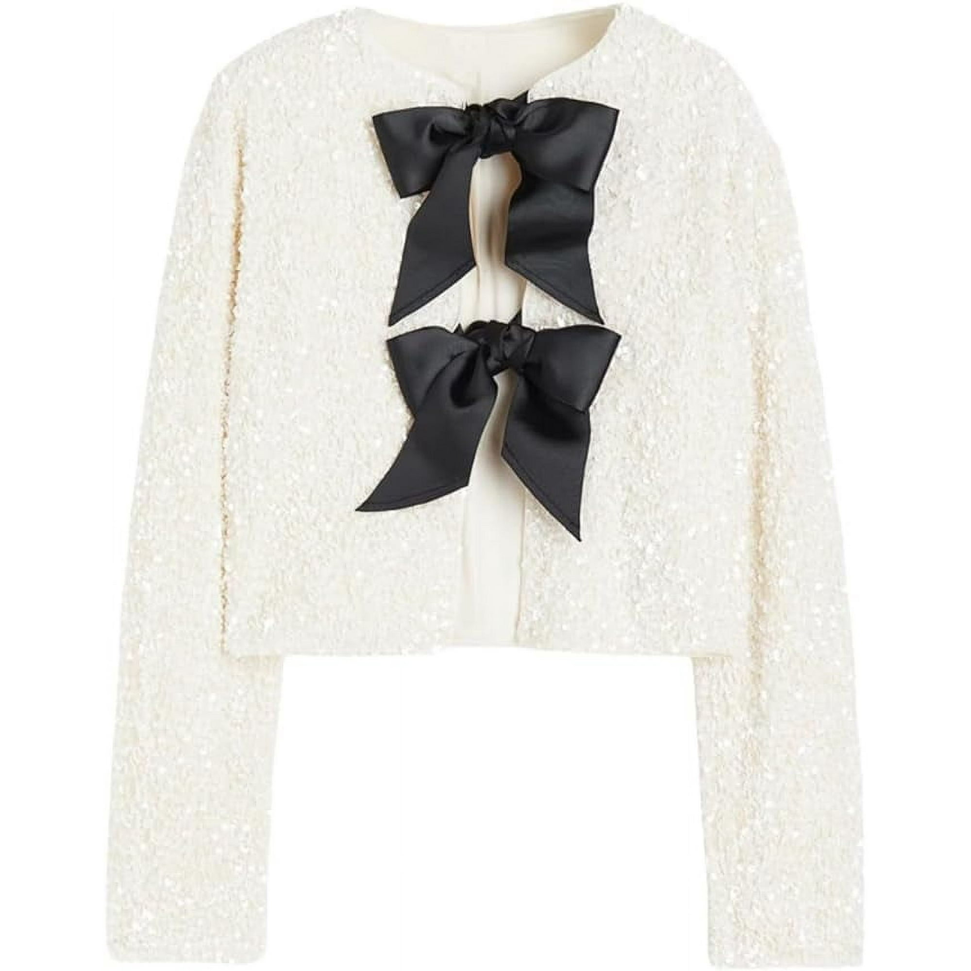 Click here for Unbranded Aprmuqin Womens Sequin Jacket Long Sleev... prices