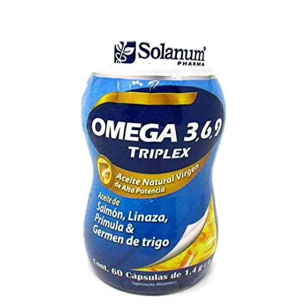 Solanum Suplemento Alimenticio Omega Triplex 3, 6 , 9 Y Linaza Solanum ...