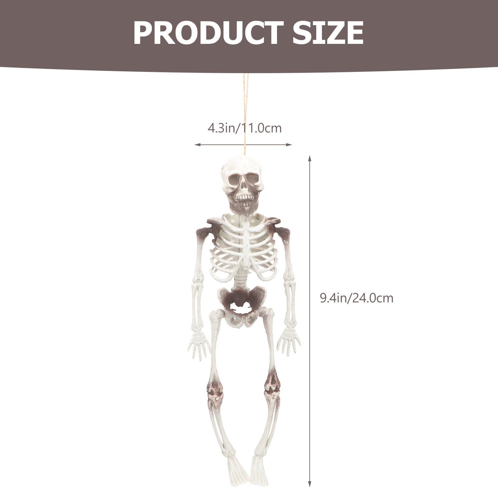 HOMEMAXS Simulated Skeleton Halloween Skeleton Prop Imitated Human Body ...