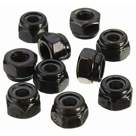 10Pcs Carbon Steel Self-Locking Hex Nut Nylon Insert Nut M2/M2.5/M3/M4/M5/M6/M8 - M3 NUNADERNU ...