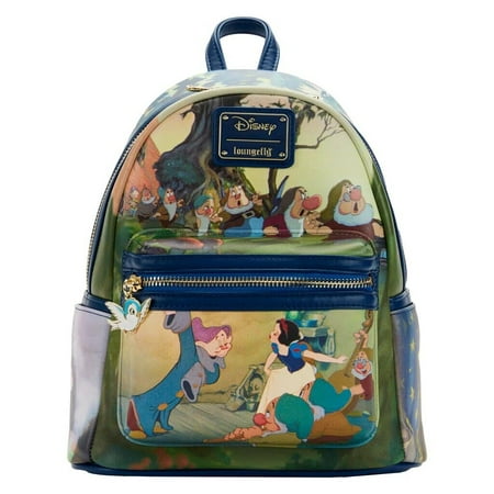 Loungefly Licensed Disney Snow White Scenes Mini Backpack Bag Purse ...