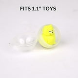 Vending Machine Capsules - 100 Pcs Toy Capsules - Clear 1.26 Inches ...