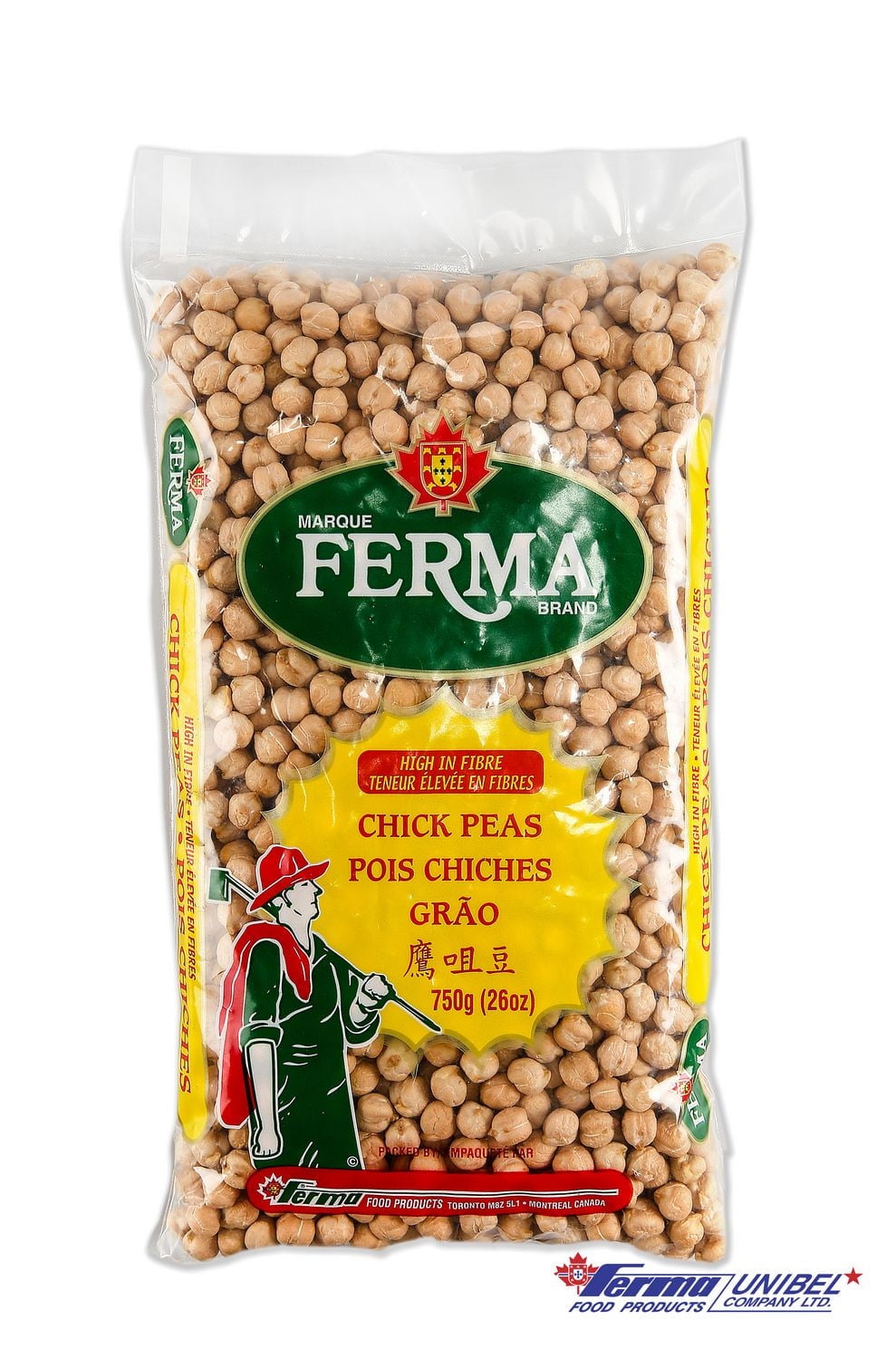Ferma Chick peas, sell quantity 750g - Walmart.ca