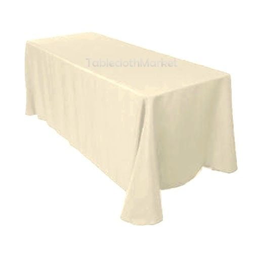 6 pack 90"×156" Tablecloths 100% Polyester 25 COLORS Wholesale Wedding ...