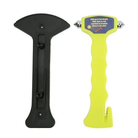 ANGGREK 2 In 1 Hammer Window Glass Breaker Seatbelt Cutter Emergency ...