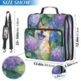 3 Ring Zipper Binder Stationery Organizer for Study Work Home Travel ...
