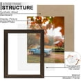 10x12 Picture Frame Set of 3,Walnut Wooden frames, Vertical ...