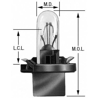 Wagner Lighting BP67 Miniature Bulb - Card of 2 - Walmart.com