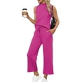AHTJRT Two Piece Sets for Women Summer Vacation Travel Airpot Lounge ...