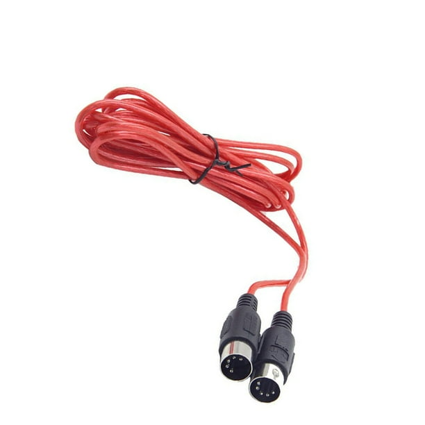 pitrice MIDI Cable Music Wire Double-headed 5 Pin Cable for Electronic ...