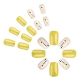lanema Square Fake Nail Press On Nail Artificial Nail Acrylic False ...