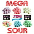 Barnett Mega Sour Raspberry Fizz Bombs, 200g Candy Pouch, Extra Sour ...