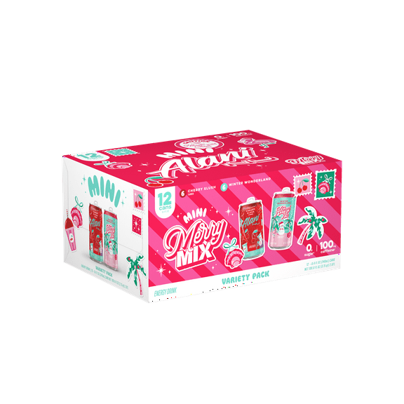 Alani Nu Mini Energy Drink Variety Pack, 8.4 Fl Oz, 24 Cans, Low ...