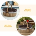 BESTYASH Multi Color Picnic Storage Basket with Wicker Design for Fruit ...