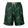 Boys Swim Shorts With Double Layer Elastic Waist Printed Pattern ...