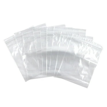 Self Locking Plastic Bags All Purpose Storage Baggies 100 pack - 2 x 2 ...