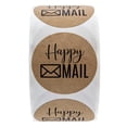 BESTYASH 500Pcs Assorted Color Kraft Paper Wrapping Stickers for ...