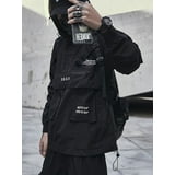 Niepce Inc Streetwear Black Combat Multi-pockets Cyberpunk Techwear ...