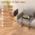 TV Tray Table, WLRETMCI 2 Pack Folding TV Dinner Table ,Portable 6 ...