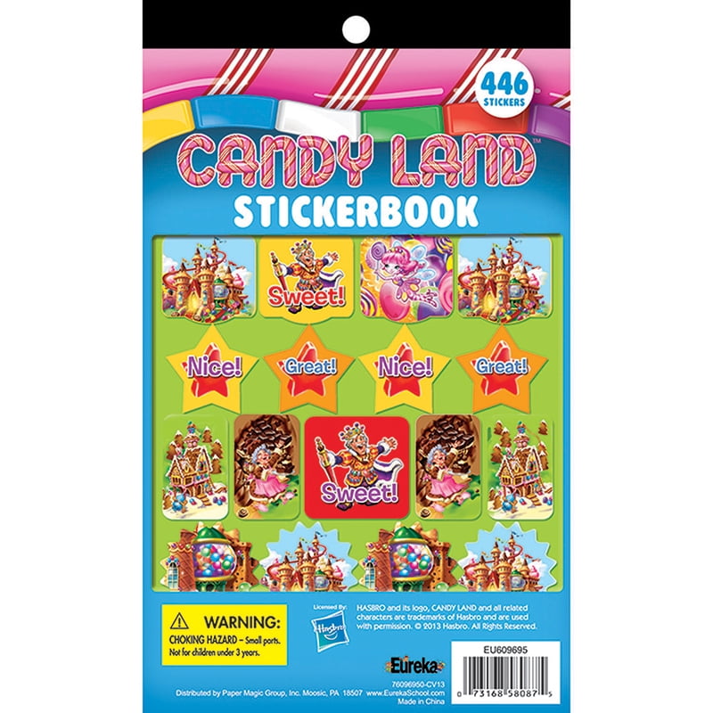 CANDY LAND STICKERBOOK - Walmart.com