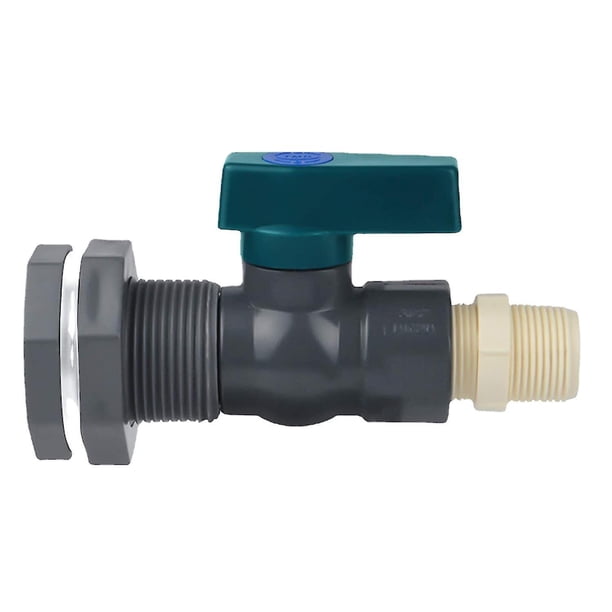 Connector Pvc Water Tanks 3/4 Inch Pvc Rain Barrel Faucet With Bulkhead ...