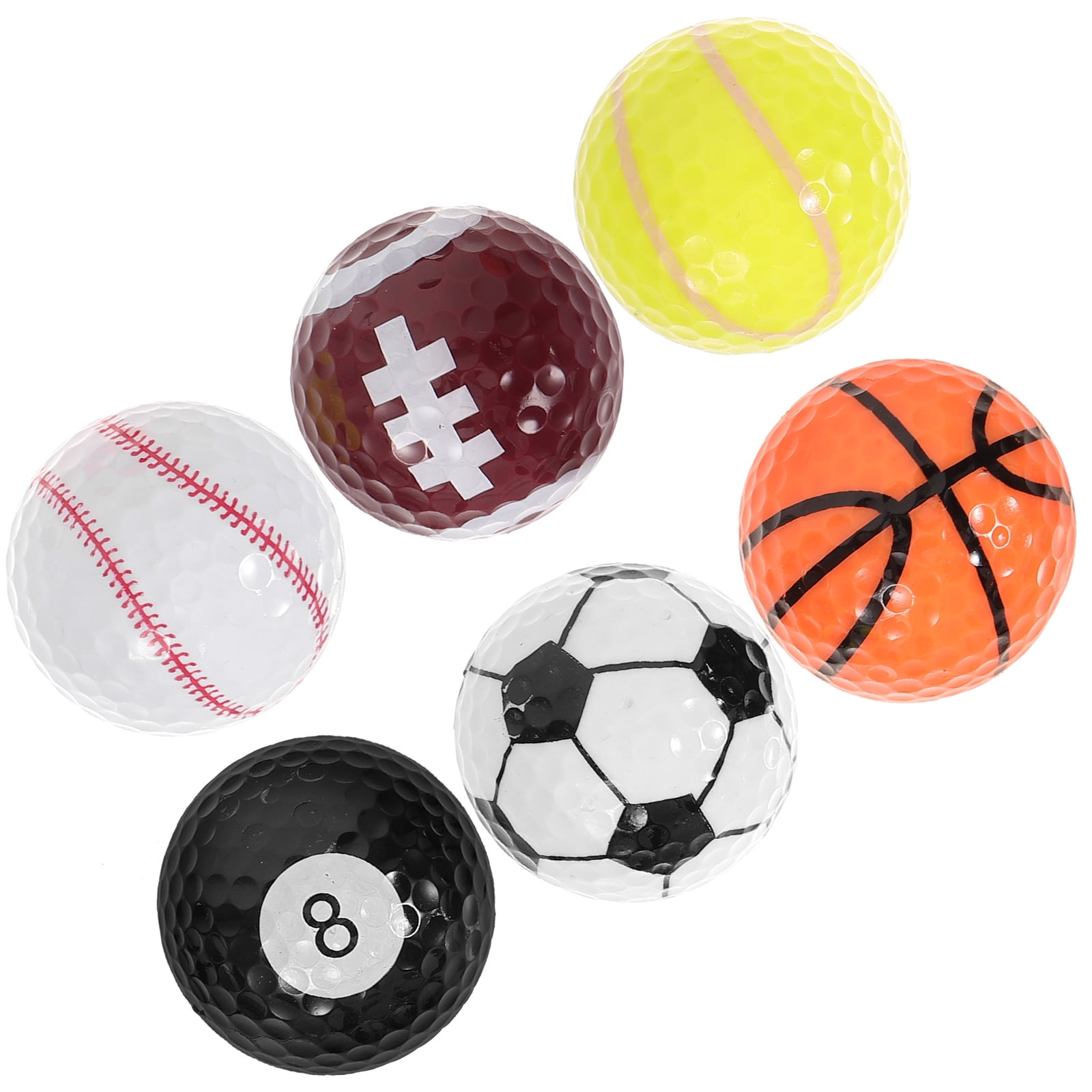 SHOWERORO 1 Box Golf Practicing Balls Assorted Color Exercise Skills ...