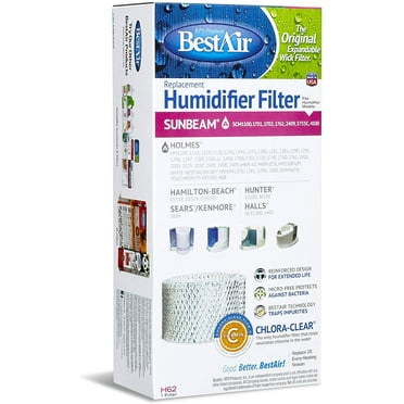 BestAir H100 Humidifier Replacement Wick Filter for Holmes models 5.8 ...