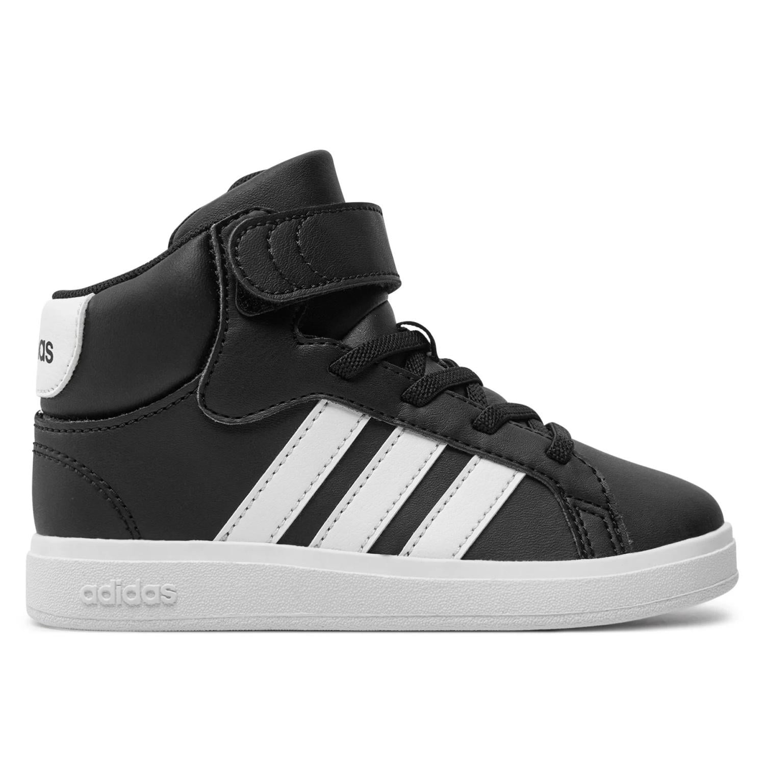 Tenis Adidas Grand Court Mid K UNISEX. IE3863 negro 22 | Bodega Aurrera ...