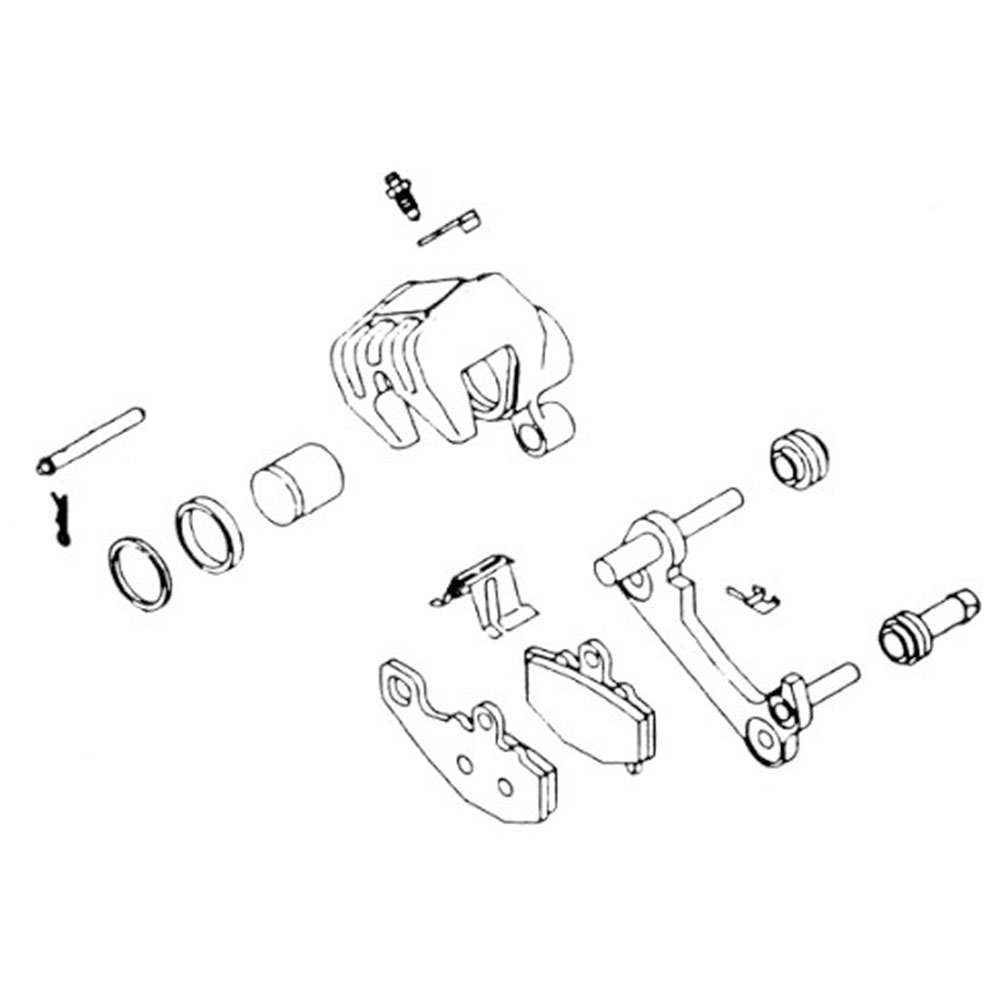 BRK CALIPER KIT:YAM BCF-203 - Walmart.com