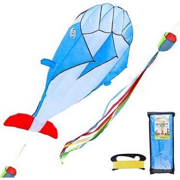 Topcobe 3D Giant Frameless Soft Parafoil Kite for Outdoor & Beach ...