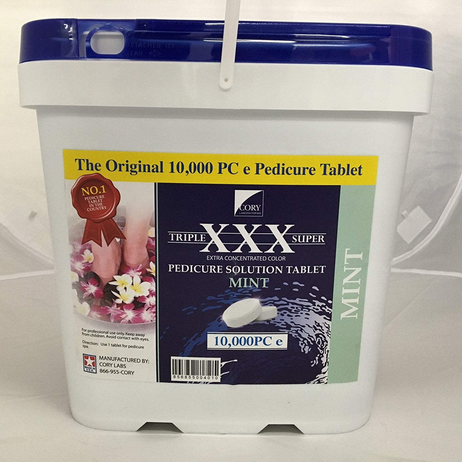 Triple XXX Super Pedicure Solution Tablet, Mint 10,000 PC - Walmart.com