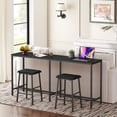 70.8" Long Bar Table, Counter Bar Height Table, High Top Table ...