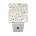2PCS LED Night Light Auto On/Off Sensor Warm Light Dusk to Dawn for ...