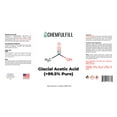 Glacial Acetic Acid - 99% Pure Ethanoic Acid (Acetic Acid) (Gallon (128 ...