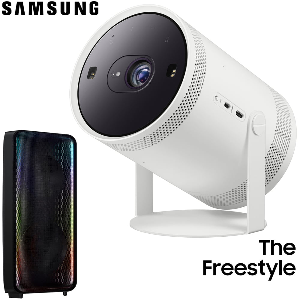 Samsung SP-LSP3BLAXZA The Freestyle Projector Bundle with Samsung MX ...